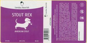 Drink Label: Stout Rex (Landau Beerlab, RussiaCol:RU-BEER-002793