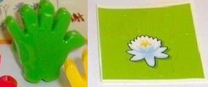 Meal Toy: Green hand (Kinder Surprise, China, People's Republic(Joy ...