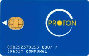 Bank Card: Proton (Crédit Communal/Gemeentekrediet - DEXIA - Belfius ...