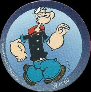Juguete de comida: Popeye (Flippo's/Pogs/Tazos, Estados Unidos de ...