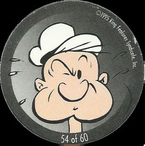 Juguete de comida: Popeye (Flippo's/Pogs/Tazos, Estados Unidos de ...