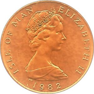 Coin: 1 Penny (Manx Cat - Gold edition) (Isle of Man) (1952~Today ...