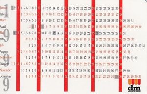 Pocket Calendar: Dm - Heart And Real Cloverleaf (Germany, Federal ...