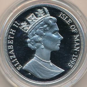 Coin: 1 Crown (Boeing 747 - Silver edition) (Isle of Man(I77 - One ...