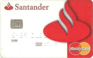 Bank Card: Santander (Banco de Santander, SpainCol:ES-MC-0211.04