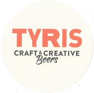 Posavasos de Cerveza: Tyris (Cerveza Artesanal Tyris, EspañaCol:ES-000491