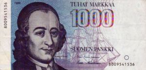 Banknote: 1,000 Markkaa (Finland(1986 Issue) Wor:P-117a.23