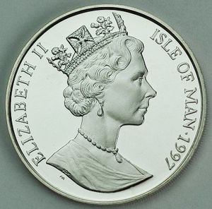 Coin: ½ Crown (Fridtjof Nansen) (Isle of Man(I76 - One Half (1/2) Crown ...