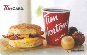 Gift Card: Biscuit, Coffee, and 'Timbits' (Tim Hortons, United States ...