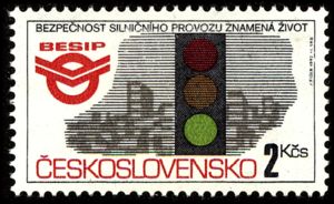 Stamp: Traffic Safety (Czechoslovakia(Traffic Safety) Mi:CS 3113,Sn:CS ...