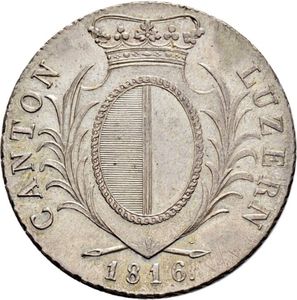 Coin: 40 Batzen (Swiss Cantons) (Luzern) WCC:km113 (luzern)