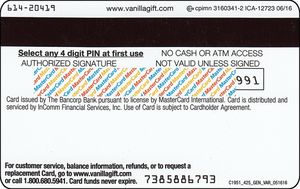 Gift Card: Santa Claus (MasterCard, United States of America(Vanilla ...
