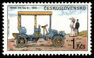 Stamp: Tatra NW type B, 1902 (Czechoslovakia(Historic Cars) Mi:CS 2948 ...
