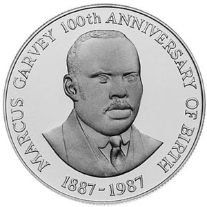 Coin: 10 Dollars (100th Anniversary - Birth of Marcus Garvey) (Jamaica ...