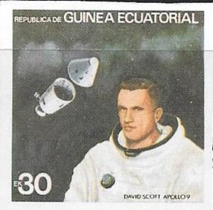 Stamp: David Scott - Apollo 9 (Equatorial Guinea(USA Astronauts) Yt:GQ ...