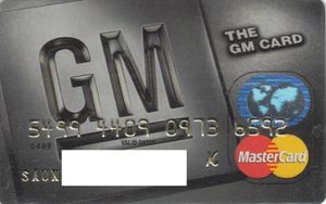 Bank Card: Gm (Household Bank, United States of AmericaCol:US-MC-0140