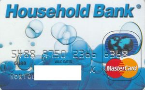 Bank Card: Household Bank Mastercard (Household Bank, United States of ...
