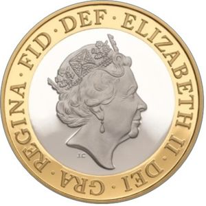 コイン: 2 Pounds (Great Fire of London - Silver) (イギリス(1971~Today - Silver ...