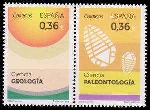 Stamp: Science - Geology and Paleontology (Spain(Science 2012) Mi:ES ...