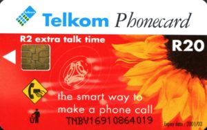 Phonecard: Spirit of Africa - Red (Telkom, South Africa(Chip Cards) MV ...