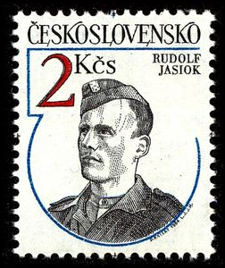 Stamp: Rudolf Jasiok (1919-1944) (Czechoslovakia) (Anti-fascist Heroes ...