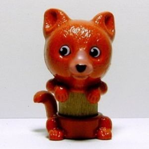Meal Toy: Fox (Kinder Surprise, Europe) (Kinder - Mixart - Rings with ...