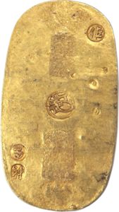 Coin: 1 Ryo (1 Koban. Sado Island Mines) (Japan(1601~1867 - Tokugawa ...