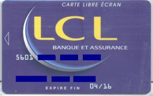 Bank Card: LCL - Banque et Assurance (Credit Lyonnais, FranceCol:FR-GM ...