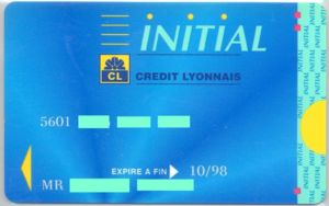 Bank Card: Initial (Credit Lyonnais, FranceCol:FR-GM-0027.01