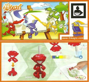 Meal Toy: Red (Kinder Surprise, Europe(Kinder - Mixart - Pencil figures ...