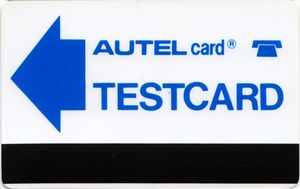 Phonecard: AUTELcard - TESTCARD (Blue) (Test, Proof, Sample & Demo ...