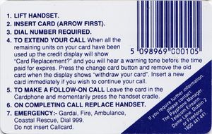 Phonecard: Irish Horse Racing Test Card (Test, Proof, Sample & Demo ...