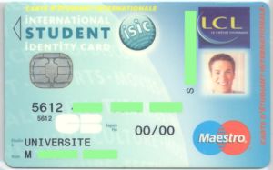 Tarjeta de Banco: Student (Credit Lyonnais, FranciaCol:FR-MS-0008.01