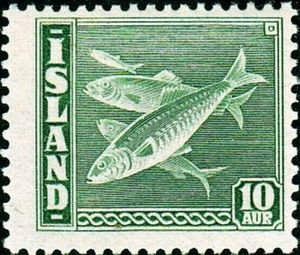 Stamp: Atlantic Herring (Clupea harengus) (Iceland(Country-specific ...