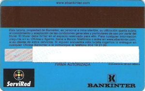 Tarjeta de Banco: Bankinter (Bankinter, EspañaCol:ES-VE-0001
