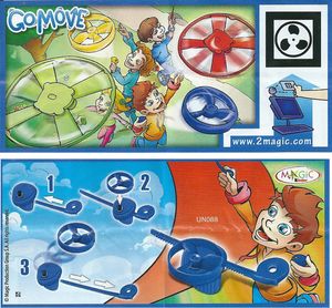 Meal Toy: Blue (Kinder Surprise, Europe) (Kinder - Go Move - Propeller ...