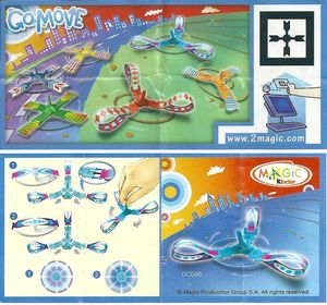 Meal Toy: Blue (Kinder Surprise, Europe) (Kinder - Go move - Whirligig ...