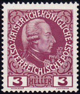 Stamp: Emperor Joseph II (1780-90) by Adam Jakob (Austria(Jubilee) Mi ...