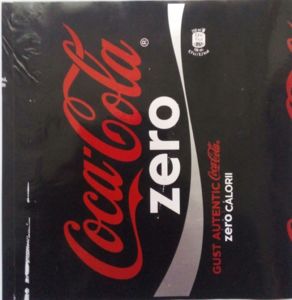 Drink Label: Coca-cola zero (S.C. Coca-Cola HBC Romania S.R.L ...