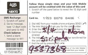 Phonecard: Two girls (Mobile Fiji, Fiji(Inkk Mobile - Mobile Refill ...