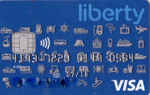 Bank Card: liberty VISA (liberty, SwitzerlandCol:CH-VI-0025