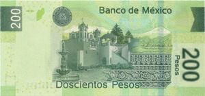 Banknote: 200 Pesos (Mexico(2004-2022 Issue) Wor:P-125o.2