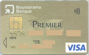 Bank Card: Boursorama Premier (Boursorama, FranceCol:FR-VI-0064