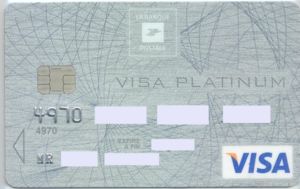 Bank Card: Visa Platinum (La Poste, FranceCol:FR-VI-0072