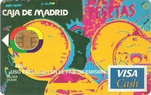 Tarjeta de Banco: CAJA de MADRID (Caja de Madrid, EspañaCol:ES-VC-0001.03