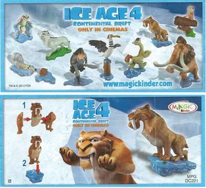 Juguete de comida: Diego (Kinder Sorpresa, Europa(Joy - Ice Age 4) Col ...