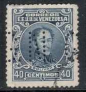 Prangko: Simón Bolívar (Venezuela(Official Stamps - Simón Bolívar different Frames) Mi:VE D50A ...