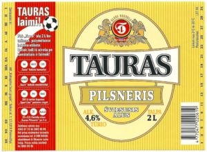 Drink Label: Tauras Pilsneris (UAB Kalnapilio-Tauro grupe, LithuaniaCol ...