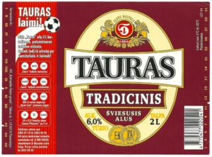 Drink Label: Tauras Tradicinis (UAB Kalnapilio-Tauro grupe ...