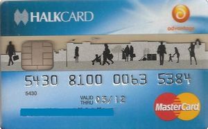 Bank Card: Halk Card-Advantage (Halkbank, Turkey) Col:TR-MC-0378